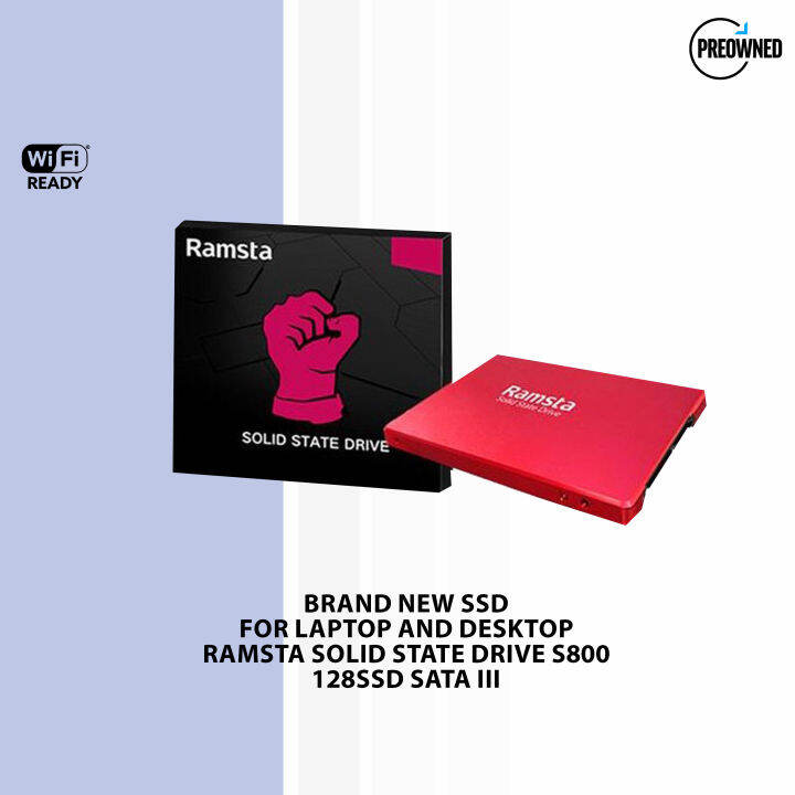 SSD for Laptop and Desktop / 120GB-256GB SSD Ramsta S800 Sata III ...