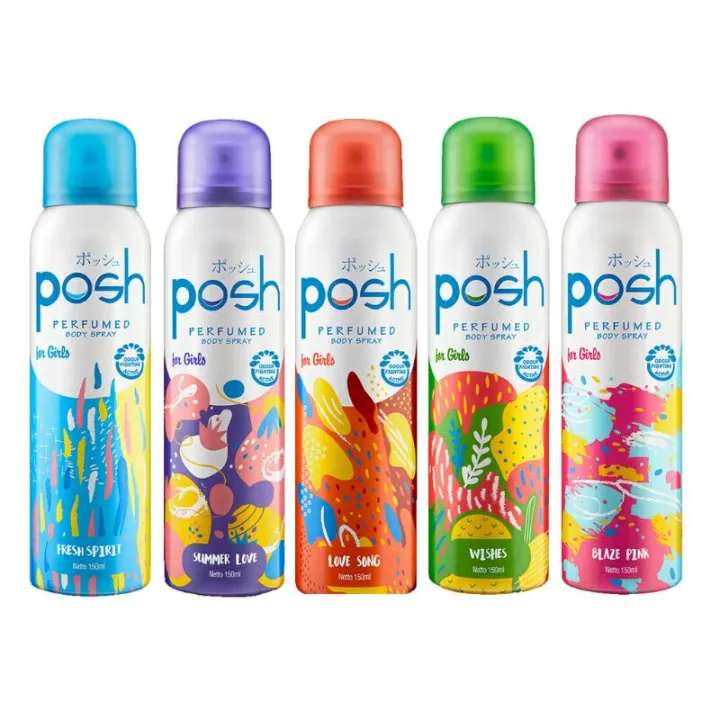 Posh Parfum Body Spray / Posh Women Body Spray Parfum 150 ml | Lazada ...