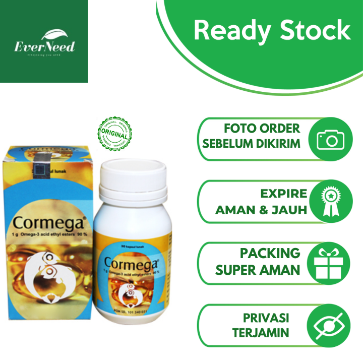 Cormega per botol 30 butir | Omega-3 | Lazada Indonesia