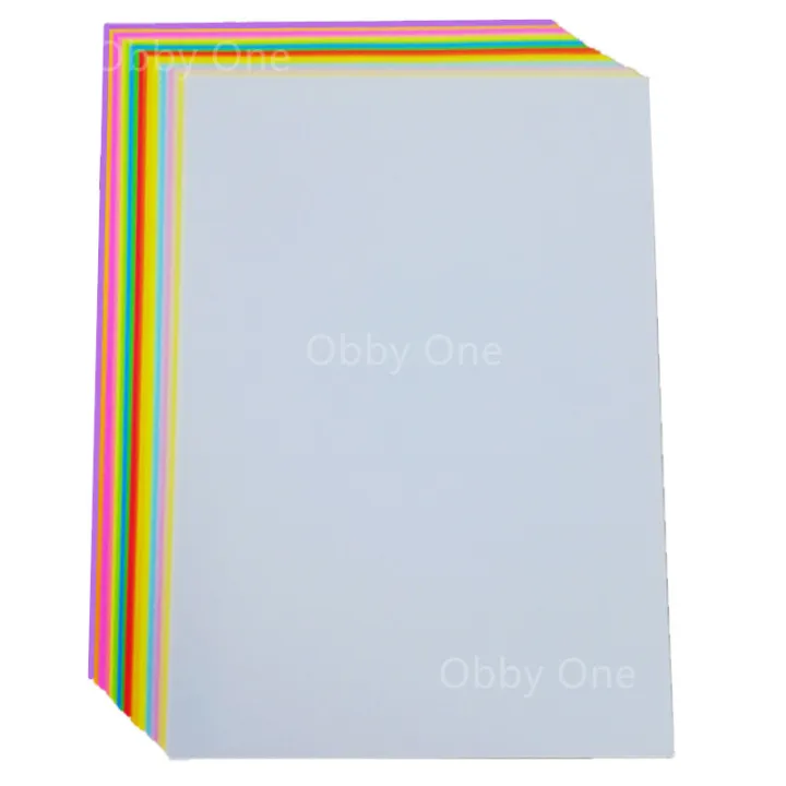 A4 Colour Paper 20 Mix Colours 80gsm (100 sheets/pkt) Kertas Warna 颜色纸 ...
