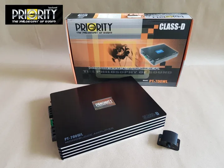 พาวเวอร์แอมป์ คลาสดี CLASS D PRIORITY PT-700WL MONO BLOCK | Lazada.co.th