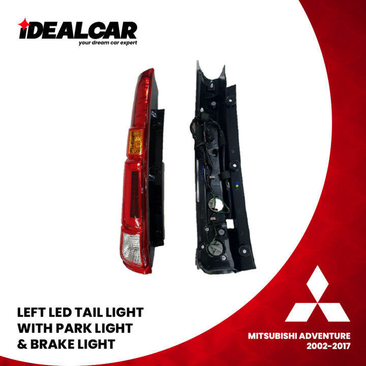 Idealcar Mitsubishi Adventure 2002-2017 Tail Light LEFT SIDE ONLY ...