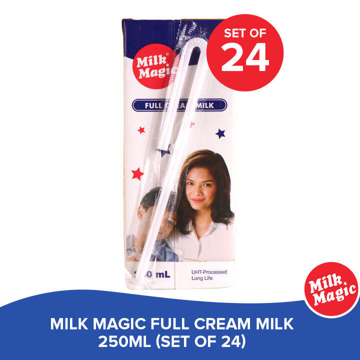 Milk Magic - Full Cream Milk 250ml (Set of 24) - Nutritious Healthy ...