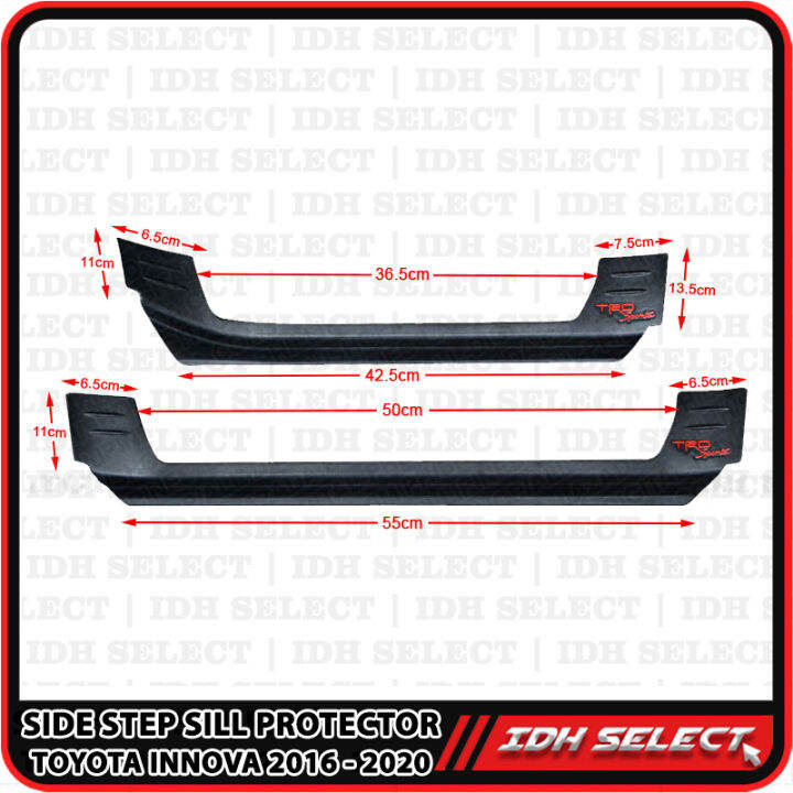 IDH Select Toyota Innova 2016 - 2020 Side Step Sill Scuff Plates ...