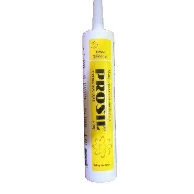 Original! Prosil Silicone Sealant Clear Black White Aluminum Gray or ...