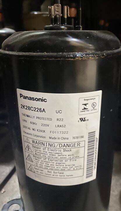 Window Type Aircon Compressor 2K28C226a 2 Horsepower R22 220V/60Hz ...