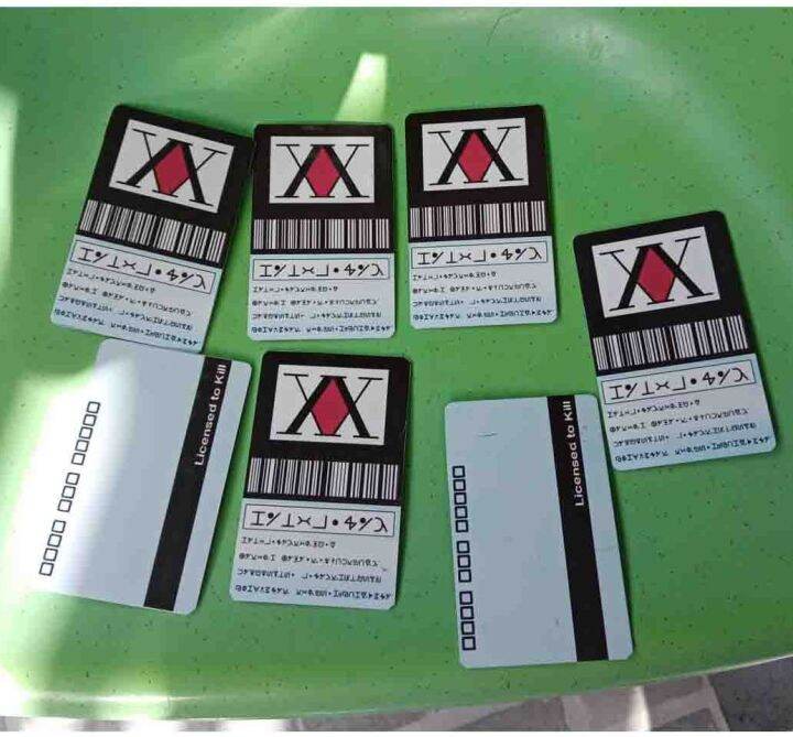 DPS Hunter x Hunter License Card Personalized High Quality PVC Card ...