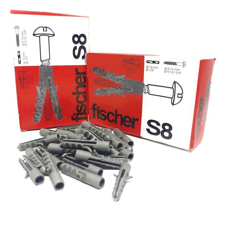 Skrup Fischer Tembok | Fisher Tembok Ukuran S8| 1 Box | Lazada Indonesia