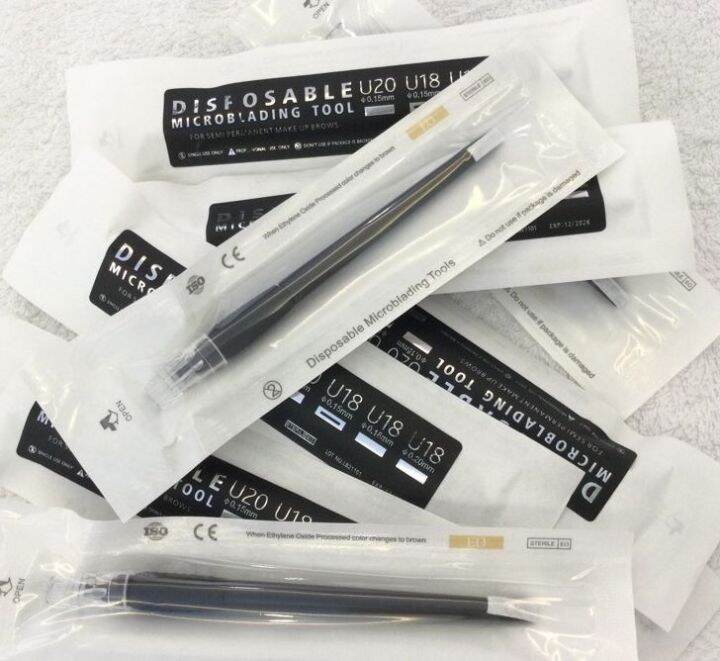 DISPOSABLE MICROBLADING TOOL U 18u | Lazada PH
