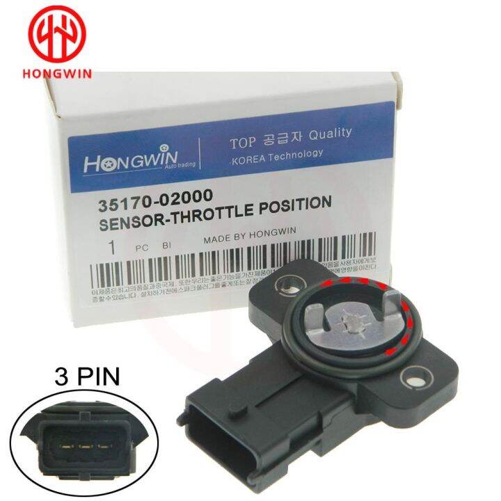 Throttle Position Sensor TPS 35102-02910,35170-02000 For Hyundai Kia ...