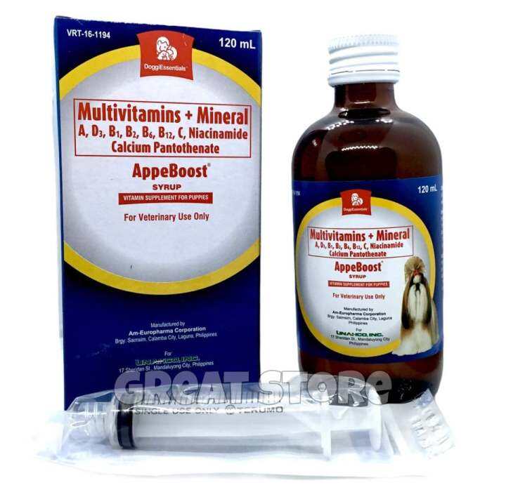 APPEBOOST Syrup Vitamin Supplement for Dogs and Cats 120ml/60ml | Lazada PH