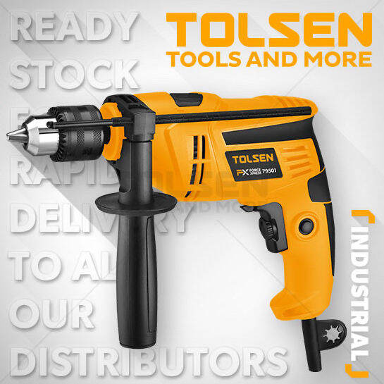 TOLSEN HAMMER DRILL 710W 13MM #79505 | Lazada