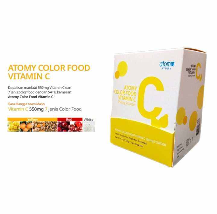 Atomy Color food vitamin C 550mg asli original 100%, Atomy Vitamin C ...