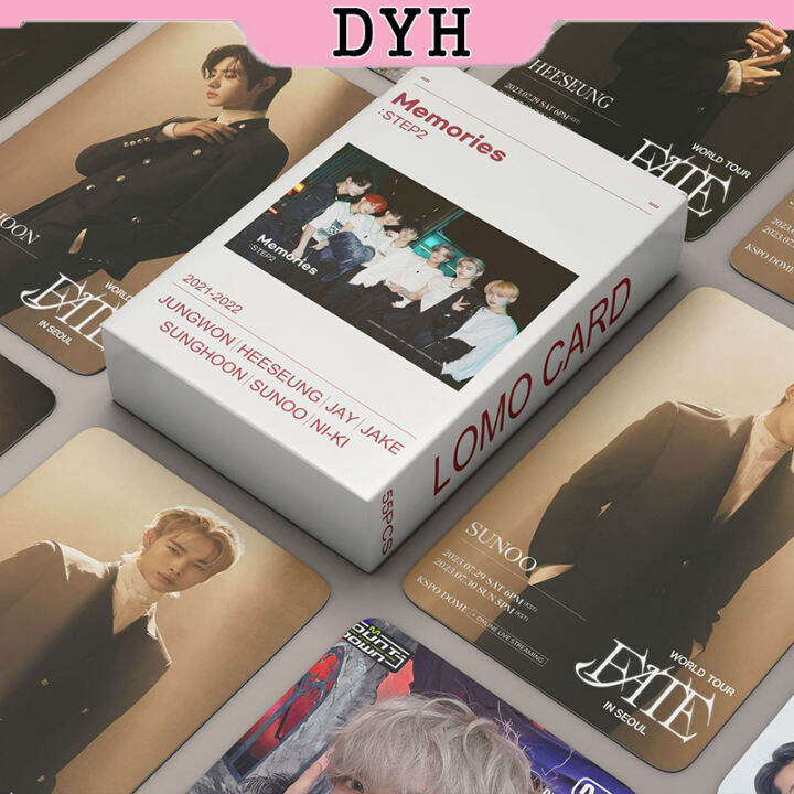 55pcs/box ENHYPEN Photocard Memories:STEP 2 KPOP Album LOMO Card Postcard | Lazada PH