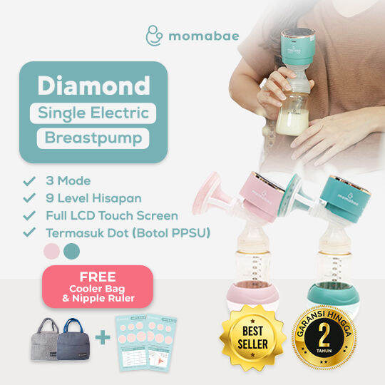 MOMABAE - DIAMOND Pompa ASI Elektrik / Breast Pump Electric / Pumping ...