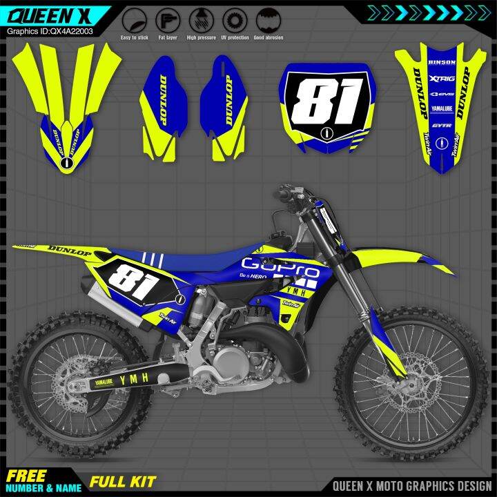 NEW Graphics Sticker QUEEN X MOTOR Custom Graphics BACKGROUND DECAL ...