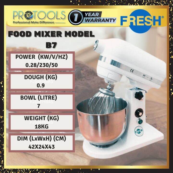 FRESH FOOD MIXER MODEL B7/B10-3/B10-3E/B20/B20E/B30 HEAVY DUTY- 1 YEAR WARRANTY | Lazada