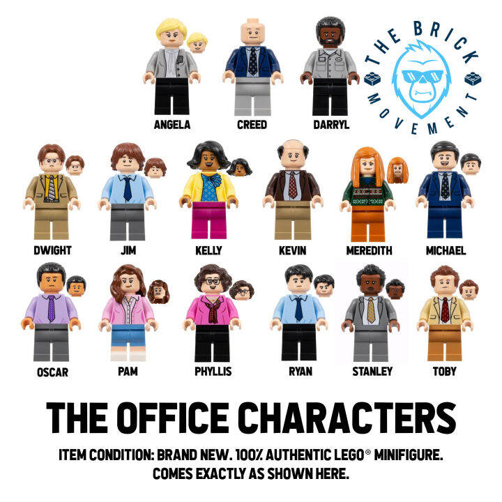 LEGO® IDEAS The Office Characters Minifigure | Lazada PH