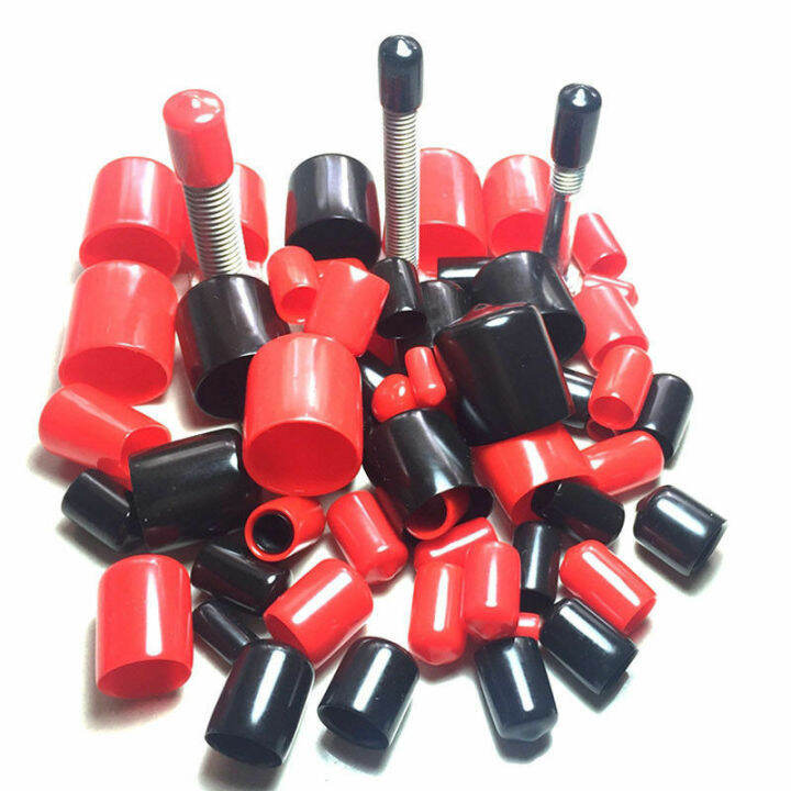 700pcs Rubber Round End Cap Cover for Tube Hub Screw Thread Protector ...