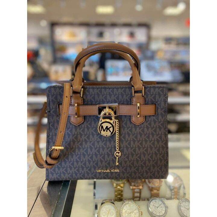 SALE！Michael Kors HAMILTON SMALL SATCHEL SHOULDER CROSSBODY BAG MK ...