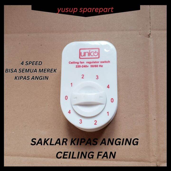 SAKLAR KIPAS ANGIN/Regulator Switch CEILING FAN, AUTO FAN SEMUA MEREK ...