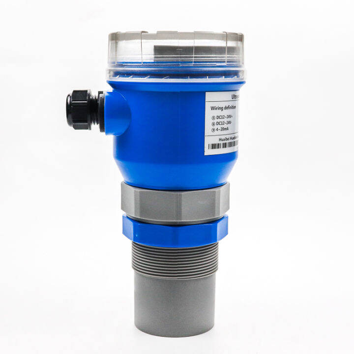 Ultrasonic Liquid Level Meter Water Level And Height Depth Measurement 4-20mA Output Sensor ...