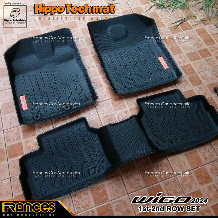 Toyota Wigo All Unit 2024 hippo Brand V2 Techmat Deep Dish Matting | Lazada PH