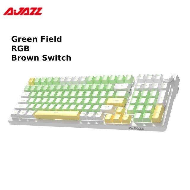 Ajazz AK992 Mechanical Keyboard 99 Keys Bluetooth Wireless Gaming ...