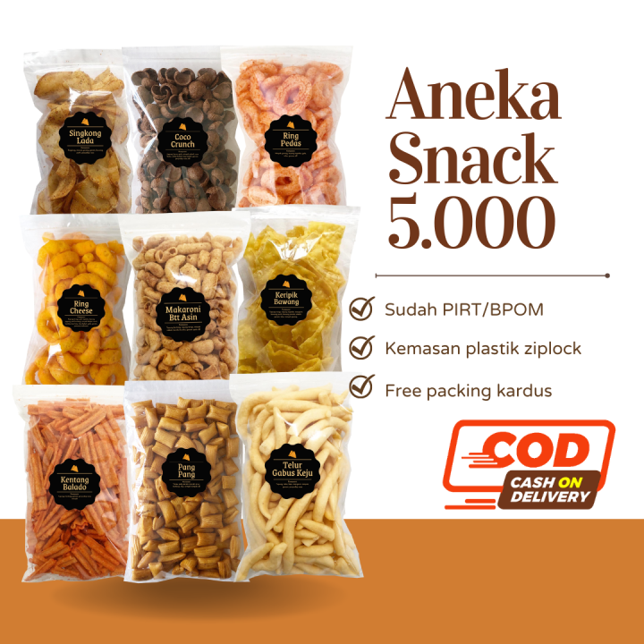 Aneka Snack Serba 5.000 / Cemilan Camilan Bebas Pilih Rasa / Makanan ...