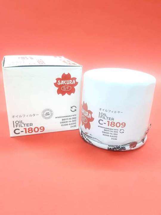 SAKURA OIL FILTER C-1809 (C-901 VIC) for MAZDA 3 1.6 | Lazada PH