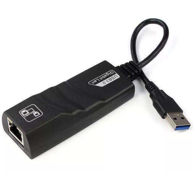 usb 3.0 to Lan RJ45 Gigabit Ethernet for windows mac (Black) | Lazada.co.th