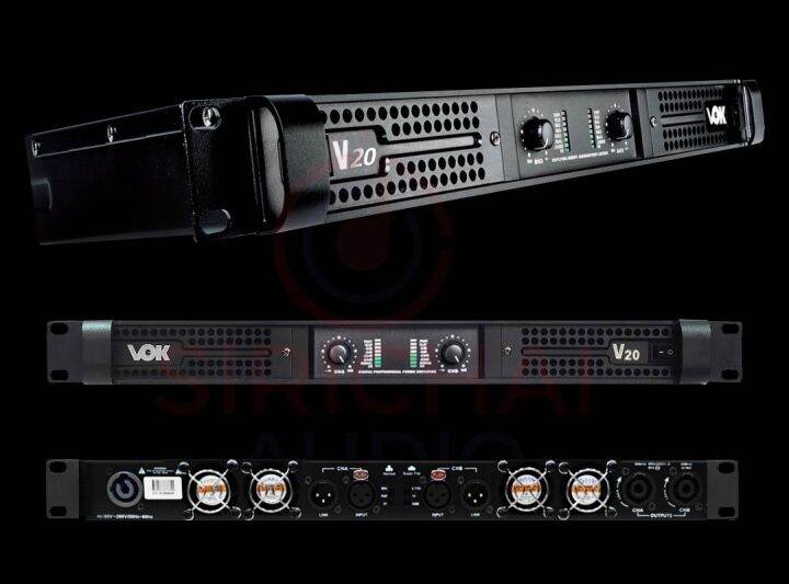 เพาเวอร์แอมป์ VOK รุ่น V20 (poweramp) | Lazada.co.th