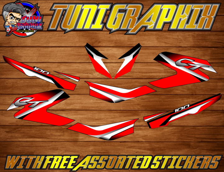 Kawasaki CT 100 Bajaj Stock Decal 2020 | Lazada PH