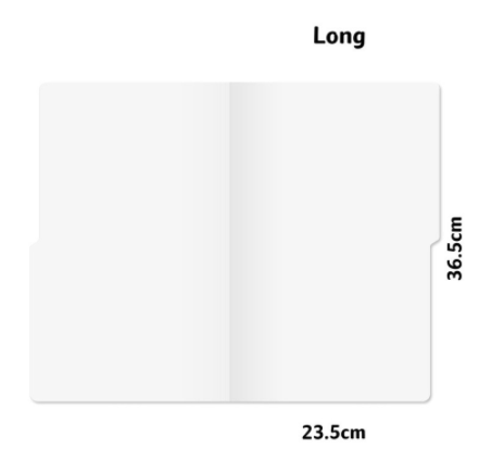 5piece 14pnts White & colored folder LONG Document Presentation | Lazada PH