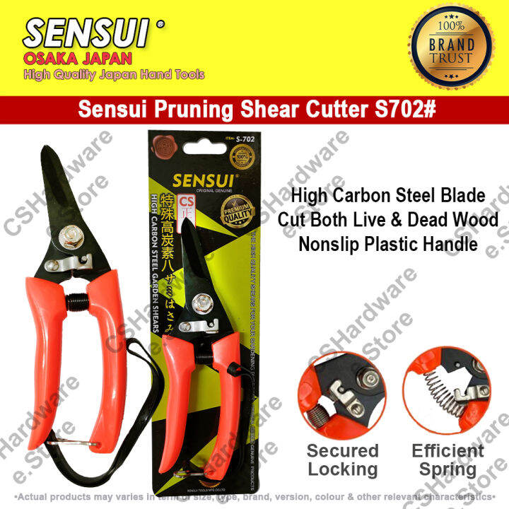Sensui Pruning Shear S702 Gunting Pokok Bunga Slimmer Trimmer Garden ...