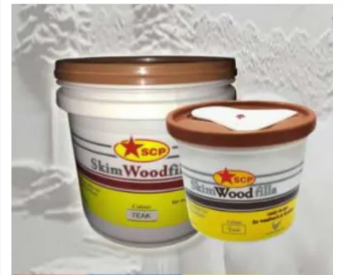 SCP Teak Skim Wood Filler - 500g/ 1.5kg filla kayu | Lazada