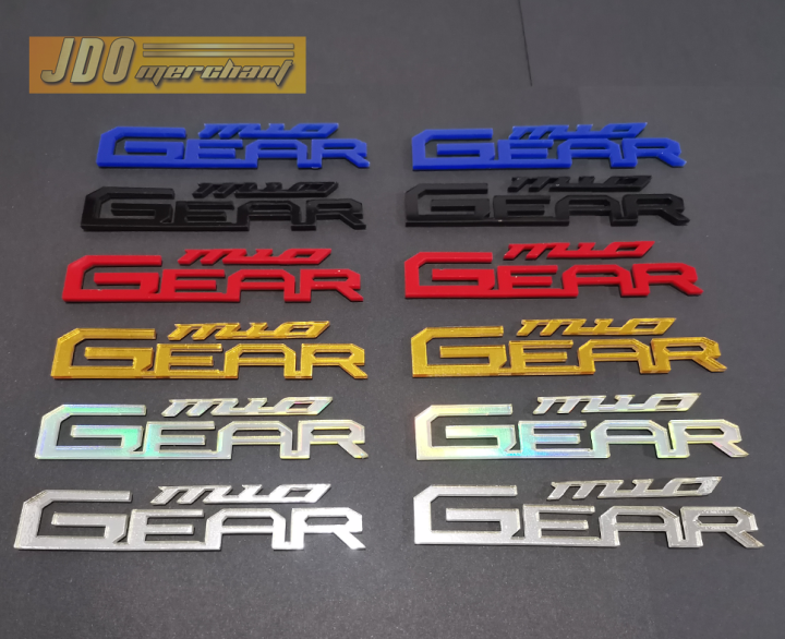 MIO GEAR 125 EMBLEM (Pair) | Lazada PH