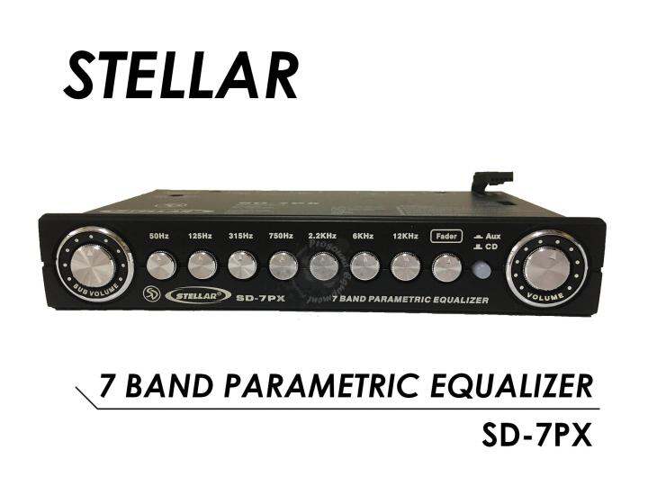 STELLAR (SD-7PX) 7 BAND PARAMETRIC EQUALIZER | Lazada