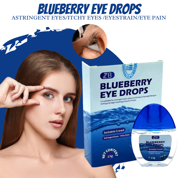ORIGINAL Blueberry Eye Drops Suitable for cold application physical ...