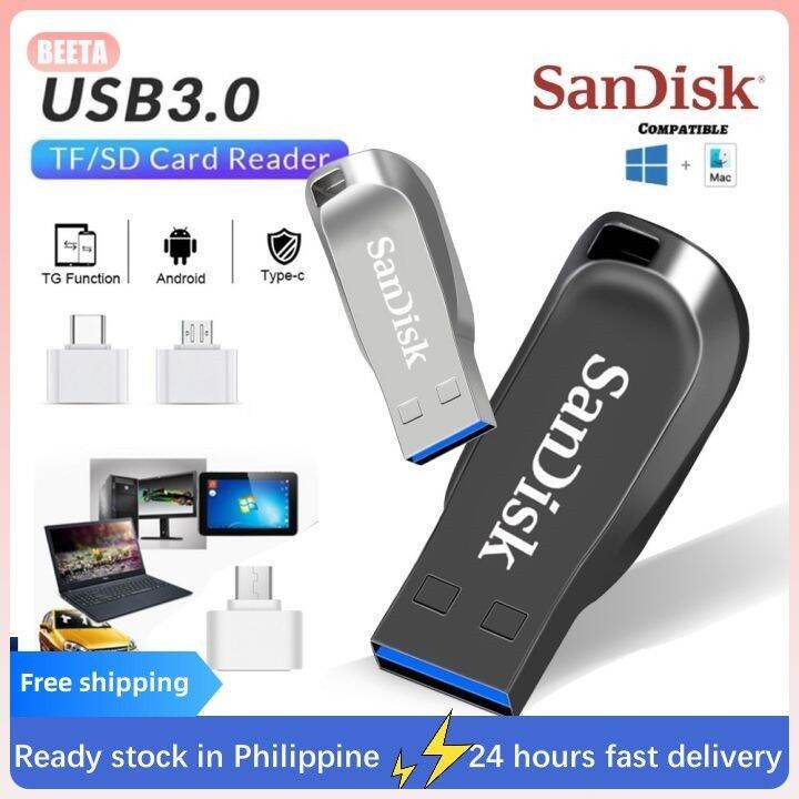 【Philippine Stock】MINI SanDisk U Disk USB 3.0 Micro Flash Drive ...