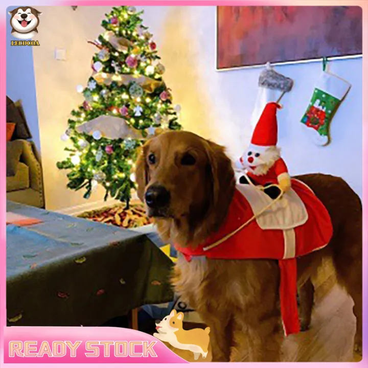 Lecoat การจัดส่งที่รวดเร็ว】สุนัขแมวเสื้อผ้าคริสต์มาสยืดหยุ่นสูงสติกเกอร ...