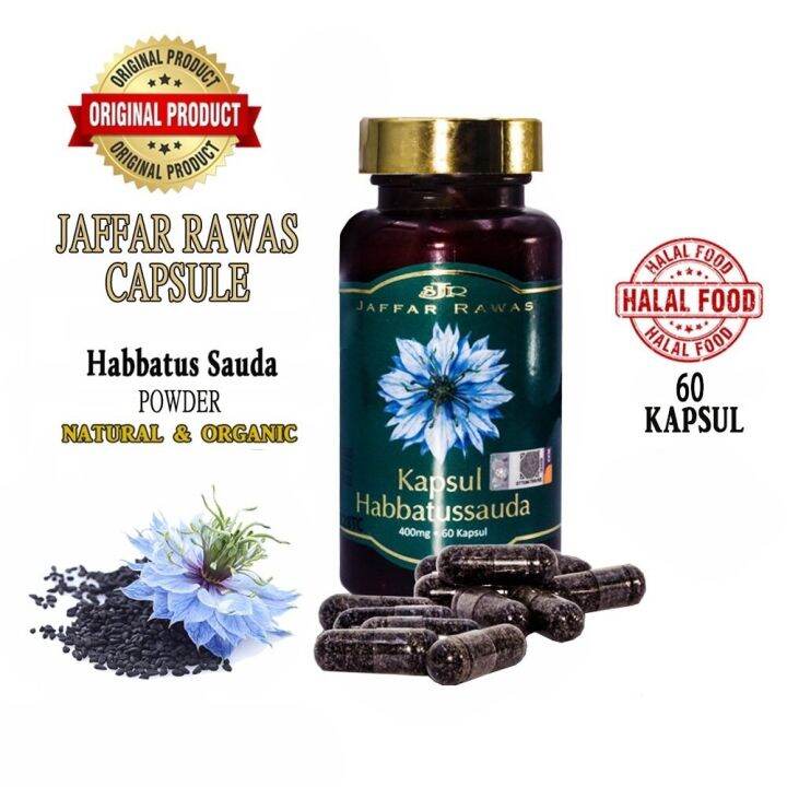 KAPSUL HABATUSAUDA BLACK SEED 400MG - 60 KAPSUL BOVINE | Lazada