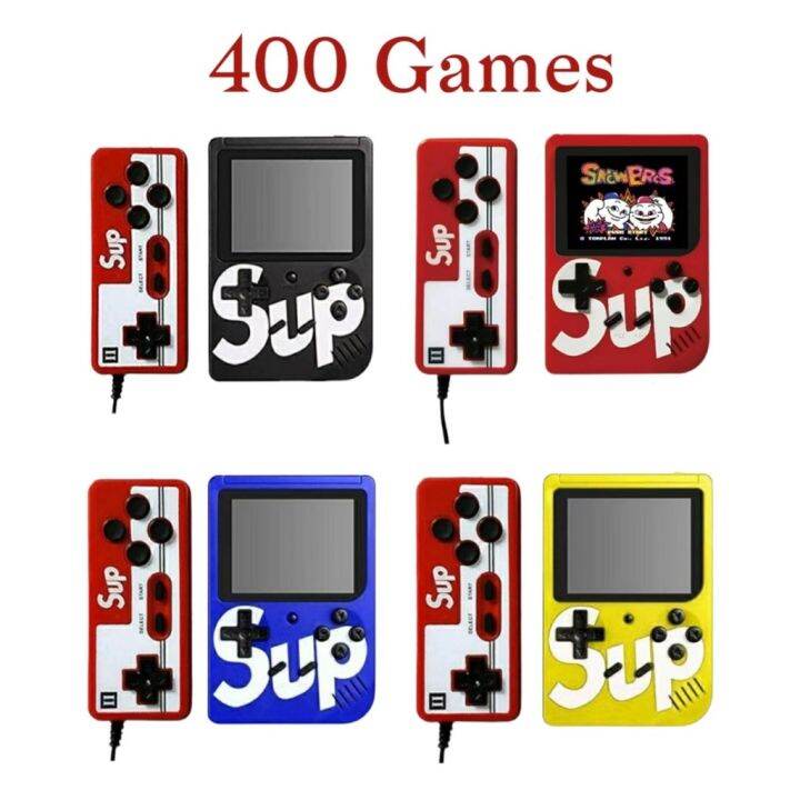 2 Player SUP Game Box 400 Games Gameboy Portable Retro Mini Game ...