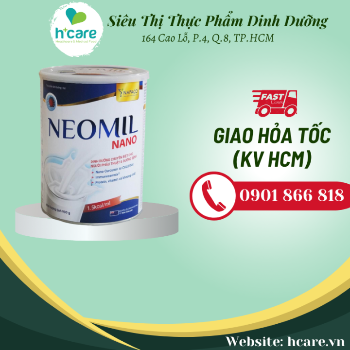Sữa Bột Nafaco Neomil Nano 900g- Dinh dưỡng chuyên biệt cho người sau ...