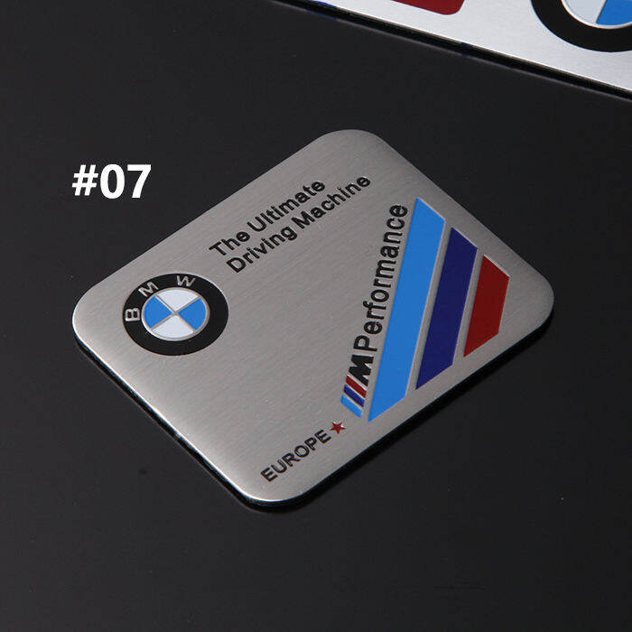 Metal Car Body Nameplate Sticker For BMW M Power M6 M8 E46 E60 E39 E90 ...