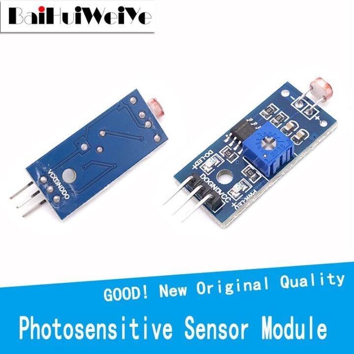 ♠ 10PCS Photosensitive Resistance Sensor Module Light Intensity Detect Resistor Brightness ...