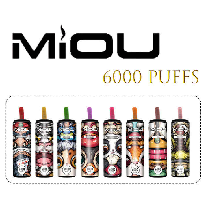VENT/MIOU Disposable 6000 Puffs PLUS Device Vape Disposable Pod ...