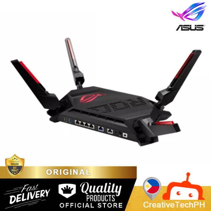 ASUS ROG RAPTURE GT-AX6000 ROUTER WIFI 6 DUAL BAND | Lazada PH