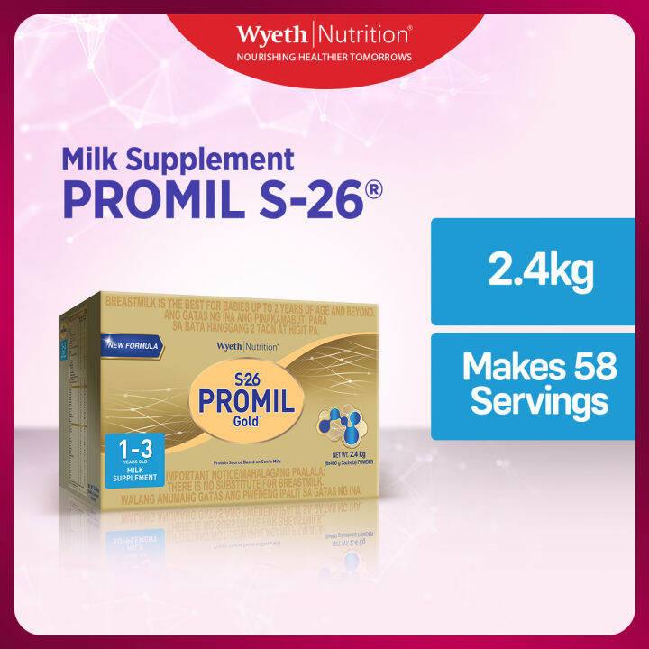 Wyeth® S-26 PROMIL GOLD® THREE Milk Supplement for Kids 1-3 Years Old ...