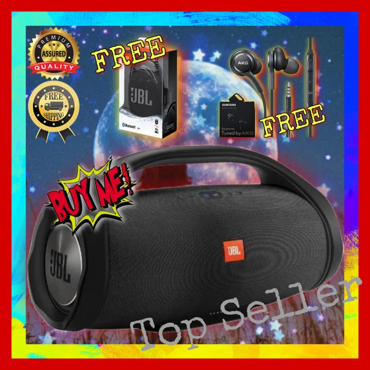 ORIGINAL JBL Boombox 1 Portable Bluetooth Speaker and FREEBIES | Lazada PH